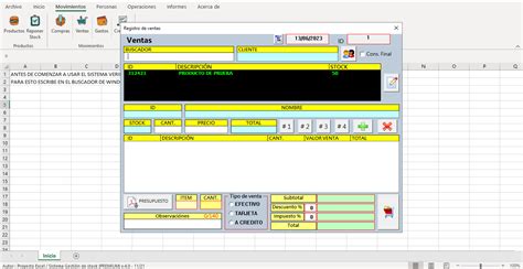 Sistema Administrativo Compras Ventas Inventarios En Excel Digita