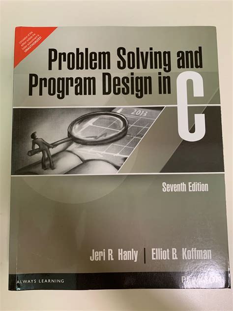 Cs Problem Solving And Program Design In C Computers Tech Office Business Technology