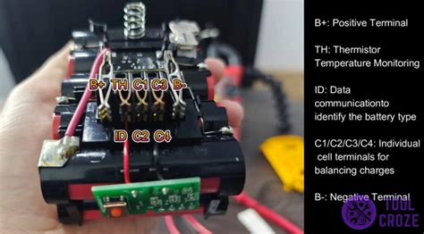 DeWALT V Battery Pinout Diagram Tool Croze