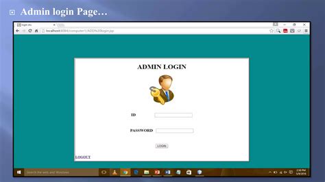 Online Computer Lab Management System Pptx Web Development Internet