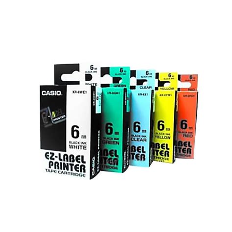 Original Casio Ez Label Printer Tape Cartridge Mm X Meter Per Pcs Shopee Malaysia