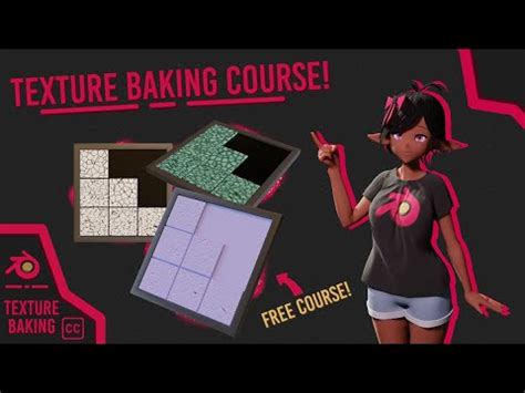 How To EXPORT PROCEDURAL MATERIALS From BLENDER Texture Baking Blender Course Trailer YouTube