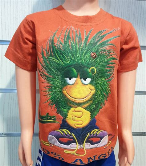 Нова детска тениска с трансферен печат Тревичко Тениска Универсално 18 24 месеца до 92