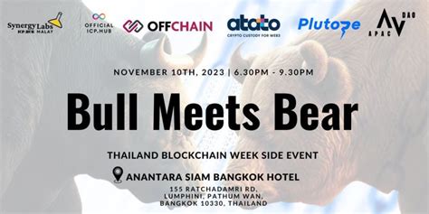 🌟 Bull Meets Bear Unveiling An Exciting Side Event For Thailand Blockchain Week Apac Daos