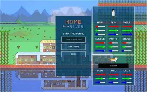 My Old Main Menu Ui Was Just A Dull Blue Panel So I Completely Remade It Now It Is Live With