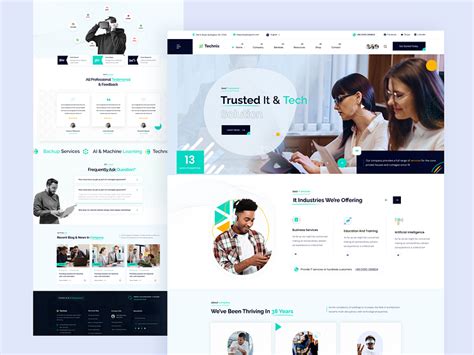 technix technology and it solutions web page by mehedii mohammad on
