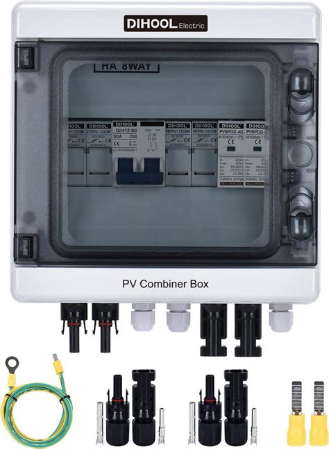 DIHOOL 15A Solar PV Combiner Box With Lightning Protection South Africa