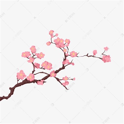 国画水墨桃花插画素材图片免费下载 高清psd 千库网 图片编号11302469