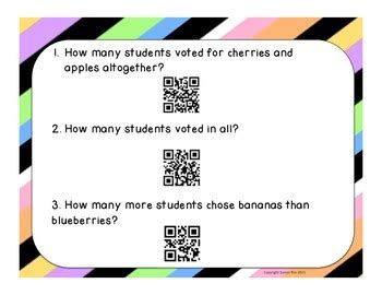 Graphing With QR Codes By Somer Rini Teachers Pay Teachers