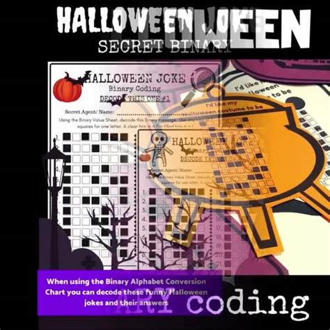 Halloween Coding Unplugged Binary By Curiosity And The Hungry Mind