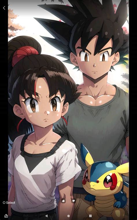 Db Meets Pokemon Goku Meets Delia By Sango1994 On Deviantart