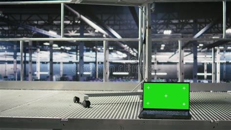 Isolated Screen Laptop Automating Supercomputers Hardware Inside Server