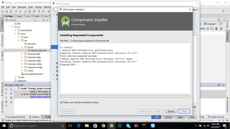 Android Studio Keeps Saying Error Failed To Find Target With Hash