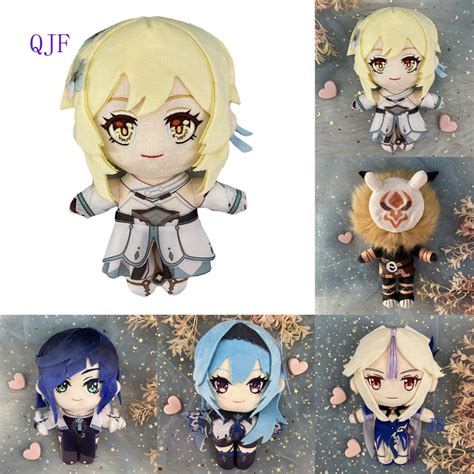 Qjf Genshin Impact Plush Toy Lumine Hilichurl Yelan Ningguang Soft