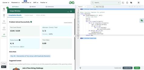 🧩 Day 44 Of 160daysofcode With Geeksforgeeks Devansh Gupta