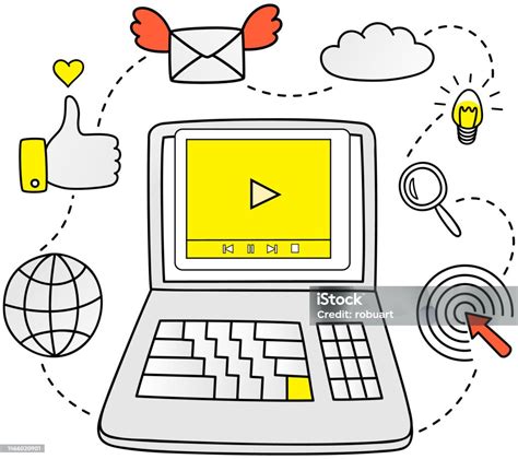 현대 기술 소셜 미디어 글로벌 컴퓨터 네트워크에서의 커뮤니케이션 인포 그래픽이있는 랩톱 0명에 대한 스톡 벡터 아트 및 기타 이미지 Istock