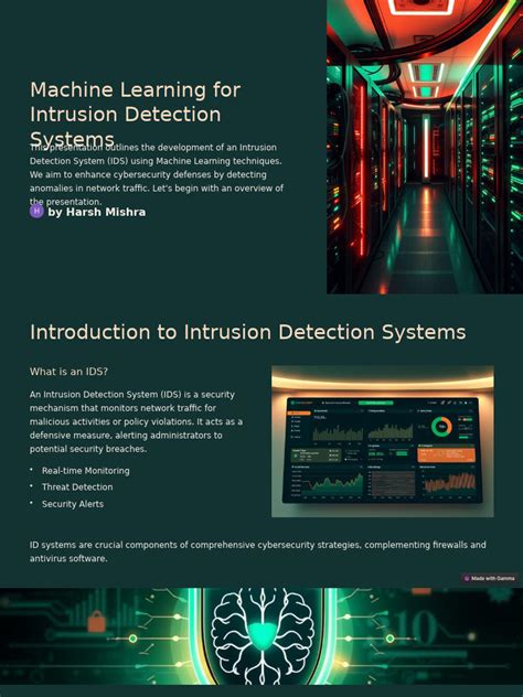 Machine Learning For Intrusion Detection Systems Pdf Machine Learning Computer Security