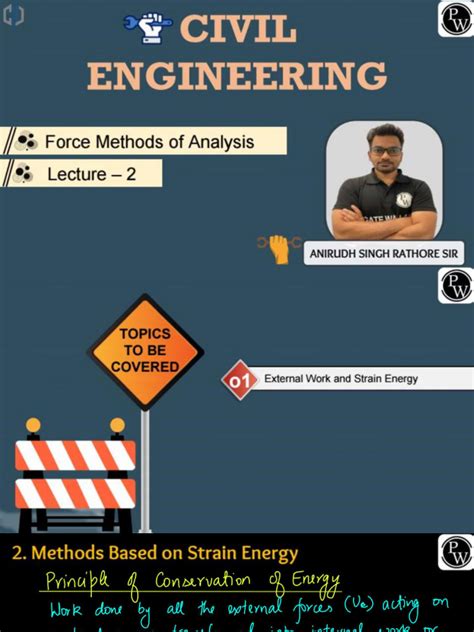 Force Methods Of Analysis 02 Class Notes Parakram Gate 2024 Civil