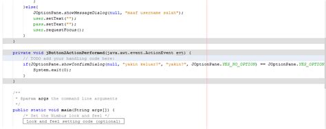 Merebejacom Cara Membuat Tombol Keluar Di Java Netbeans