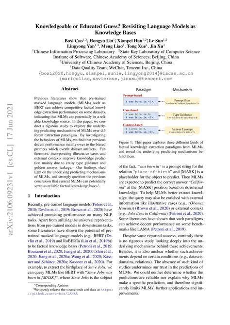 Knowledgeable Or Educated Guess Revisiting Language Models As Knowledge Bases Deepai