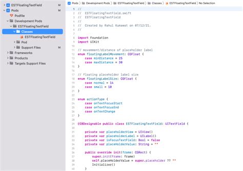 Create Your Own CocoaPods Library In Swift EncoreSky Blog