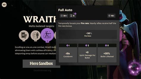 Wraith Best Build And All Abilities Deadlock