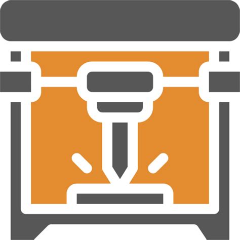 3d Printer Generic Flat Icon