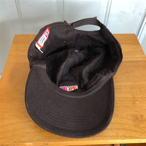 Dunkin Donuts Hat Uniform Strapback Cap Brown Embroid… - Gem