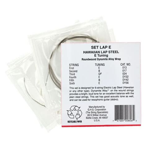 Ghs Hawaiian Lap Steel Set E Thomann France