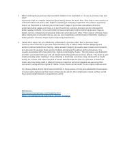 Process Map Discussion 1 When Undergoing A Process Improvement Initiative How Important Is It