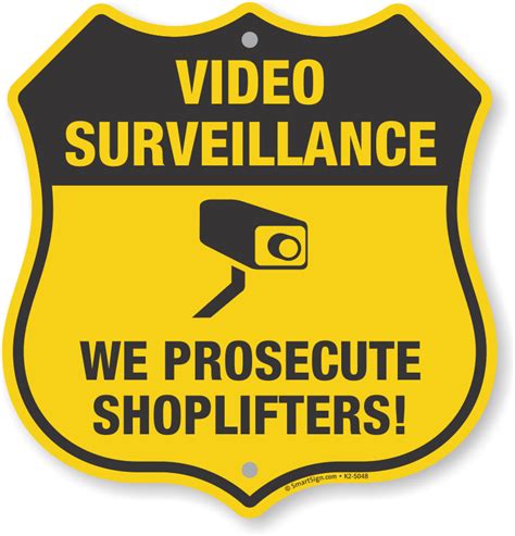 Shoplifting Signs Mysecuritysign