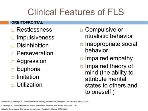 Frontal Lobe Syndrome Pptx