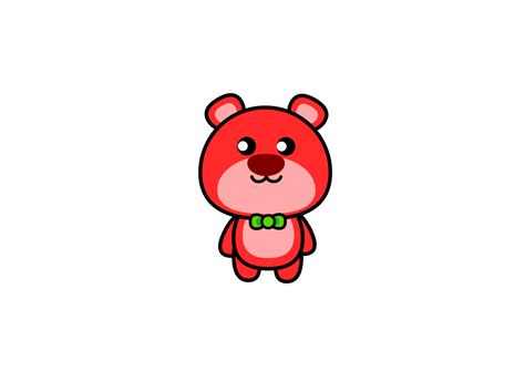 Tiny Red Bear Clip Art Image Clipsafari