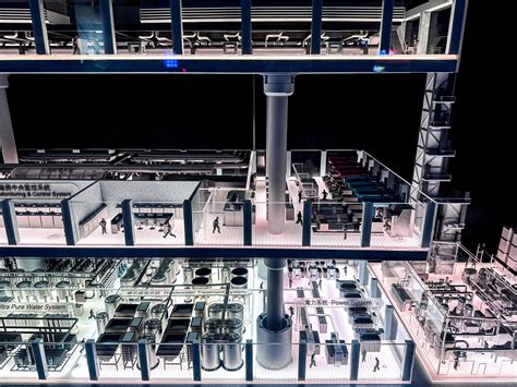 崇越tsc 半導體廠房系統互動模型展示 展創科技模型製作公司