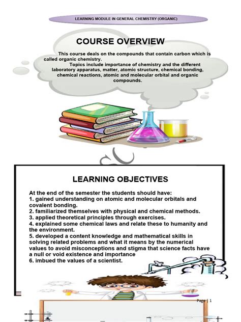 General Chemistry Module 1 Pdf Filtration Chemistry