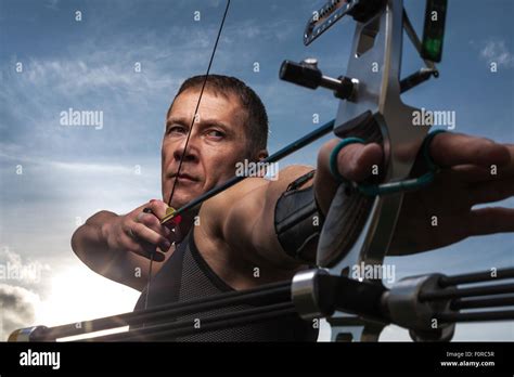 Man Aiming Bow Arrow Man Stock Photos Man Aiming Bow Arrow Man Stock Images Page 3 Alamy