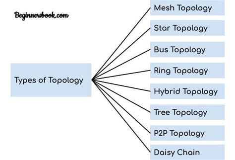 Computer Network Topology Mesh Star Bus Ring And Hybrid