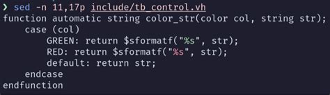 Til The Escape Character 0x1b Is Valid In System Verilog String Literals R Programminghumor