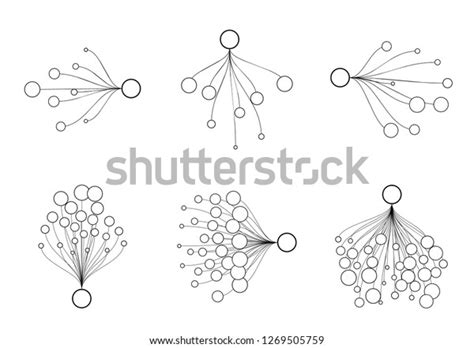6 Relation Diagram Multiple Circle Connection Stock Vector Royalty Free 1269505759 Shutterstock