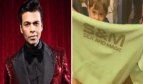 Karan Johar Left Embarrassed After Yash Finds Sex And Magic Hoodie