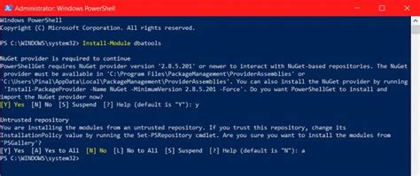 Powershell How To Install Dbatools Sql Authority With Pinal Dave