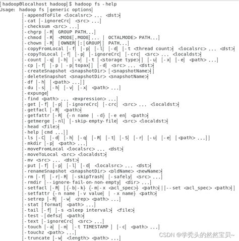 《大数据存储与处理技术hadoop》实验二 熟悉常用的hdfs操作 实验报告大数据实验2 Csdn博客