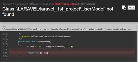 Php How To Remove The Error Showing Below Laravel Framework Stack Overflow