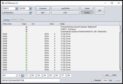 Odswiezanie Wysylania Ramek · Issue 4 · Usbcanconverter Uccbasicuccbviewer · Github
