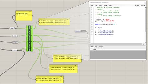 Using Rscommand On Lists In A Python Node Scripting Mcneel Forum