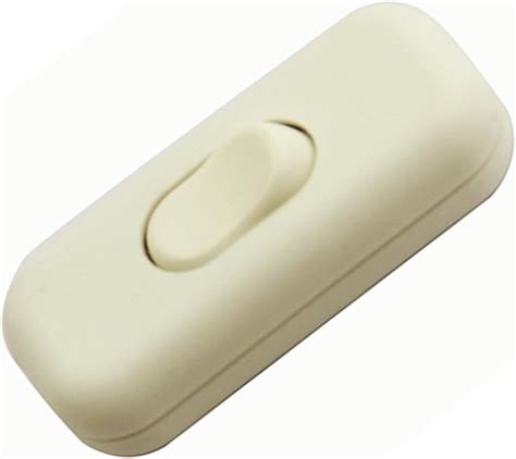 Torpedo Switch [1 Pack] Sftlite White Inline Switch Use Inline 2 Or 3 Core Inline Lamp Light