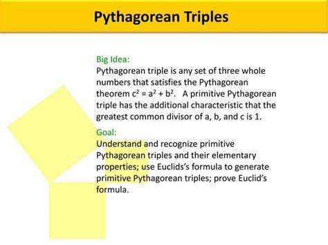 Pythagorean Triples PPTX