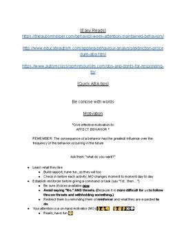 ABA Notes By Maggie Caneng TPT