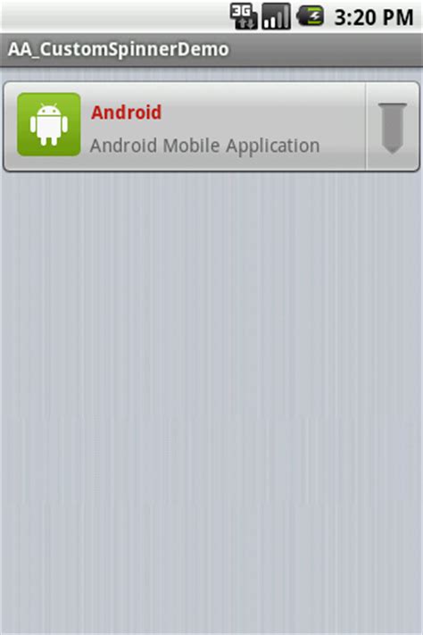 SpinnerView In Android Custom Spinner View Example Spinner Dropdown Style In Android