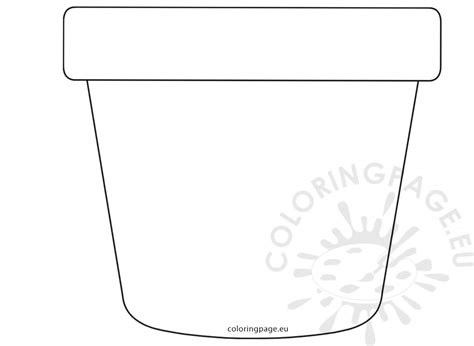 Flower Pot Template Printable